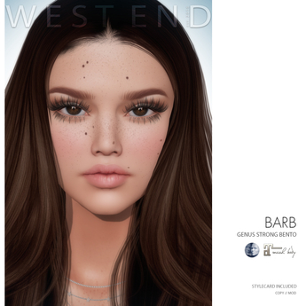 Second Life Marketplace - [ west end ] Shapes - Barb (Genus Strong ...